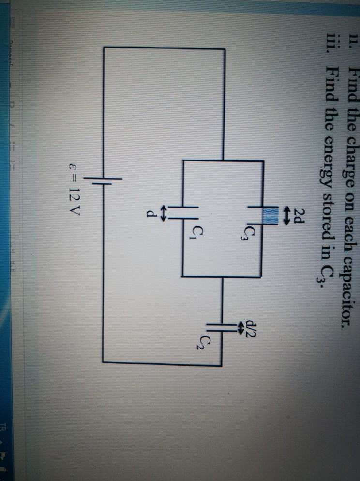Solved Three parallel plate capacitors having same plate | Chegg.com