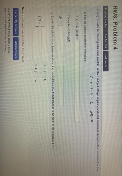 Solved HW3: Problem 4 Previous Problem Problem List Next | Chegg.com Solved HW3: Problem 4 Previous Problem Problem List Next | Chegg.com