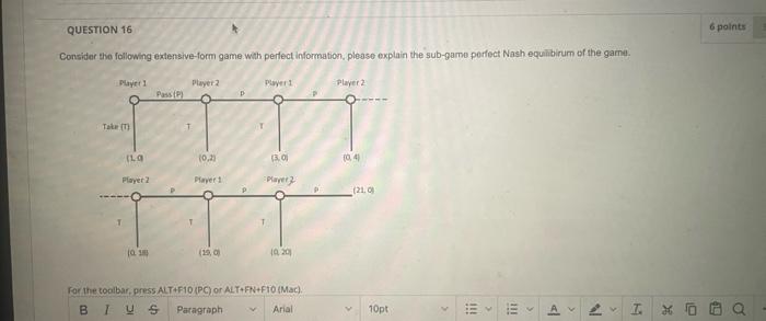 Solved Consider the following extensive-form game with | Chegg.com