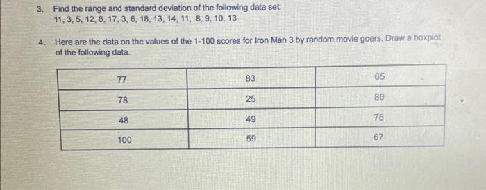 Solved The following is a list of customer wait times in | Chegg.com