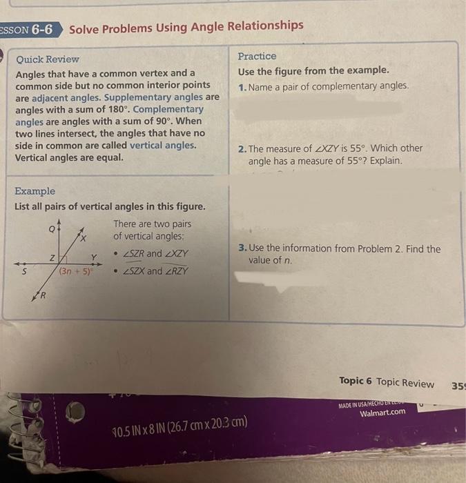 Solved Angles that have a common vertex and a common side | Chegg.com