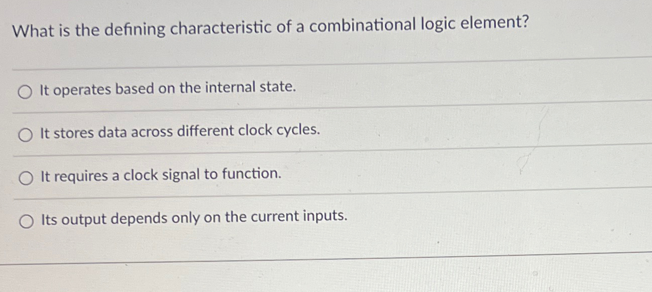 Solved What is the defining characteristic of a | Chegg.com