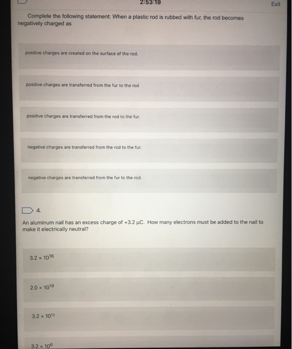 Solved Each of three objects has a net charge. Objects A and | Chegg.com