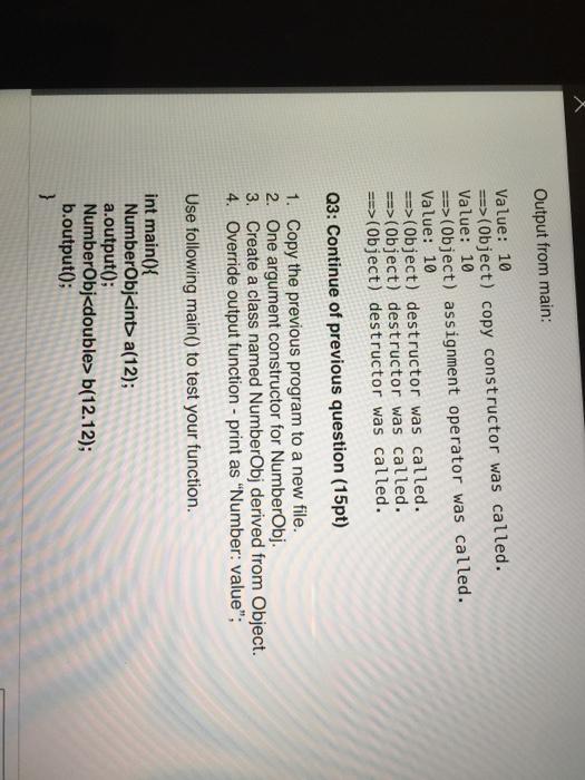 Solved X х 58U_exam3_Fd2020_4.pui Q1: Create a class named | Chegg.com