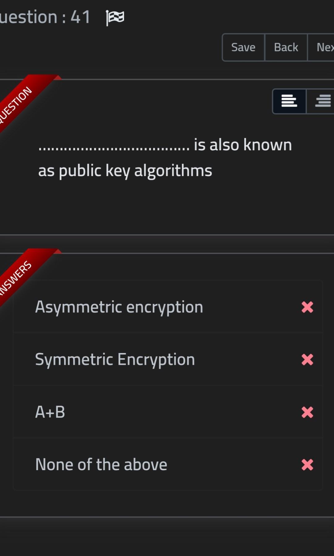 Solved uestion : 40 | ET Save Back Nex UESTION A block | Chegg.com Solved uestion : 40 | ET Save Back Nex UESTION A block | Chegg.com