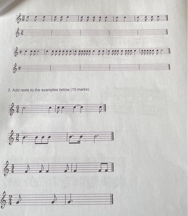 2. Rewrite the notes according to the grouping and | Chegg.com