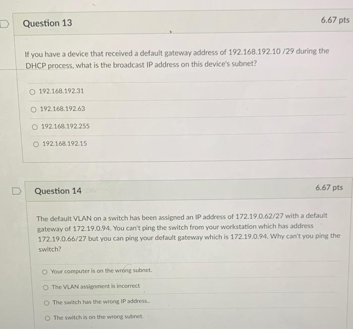 Solved Hello could you solve these practice multiple choice | Chegg.com