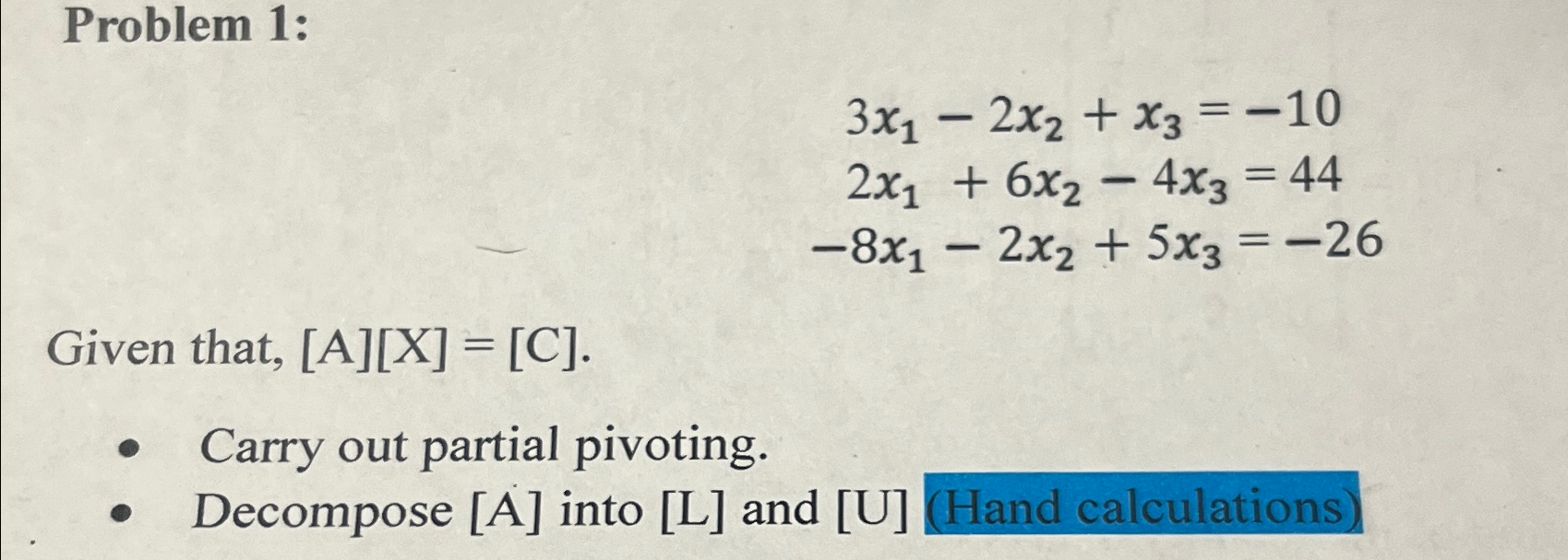 Solved Problem | Chegg.com