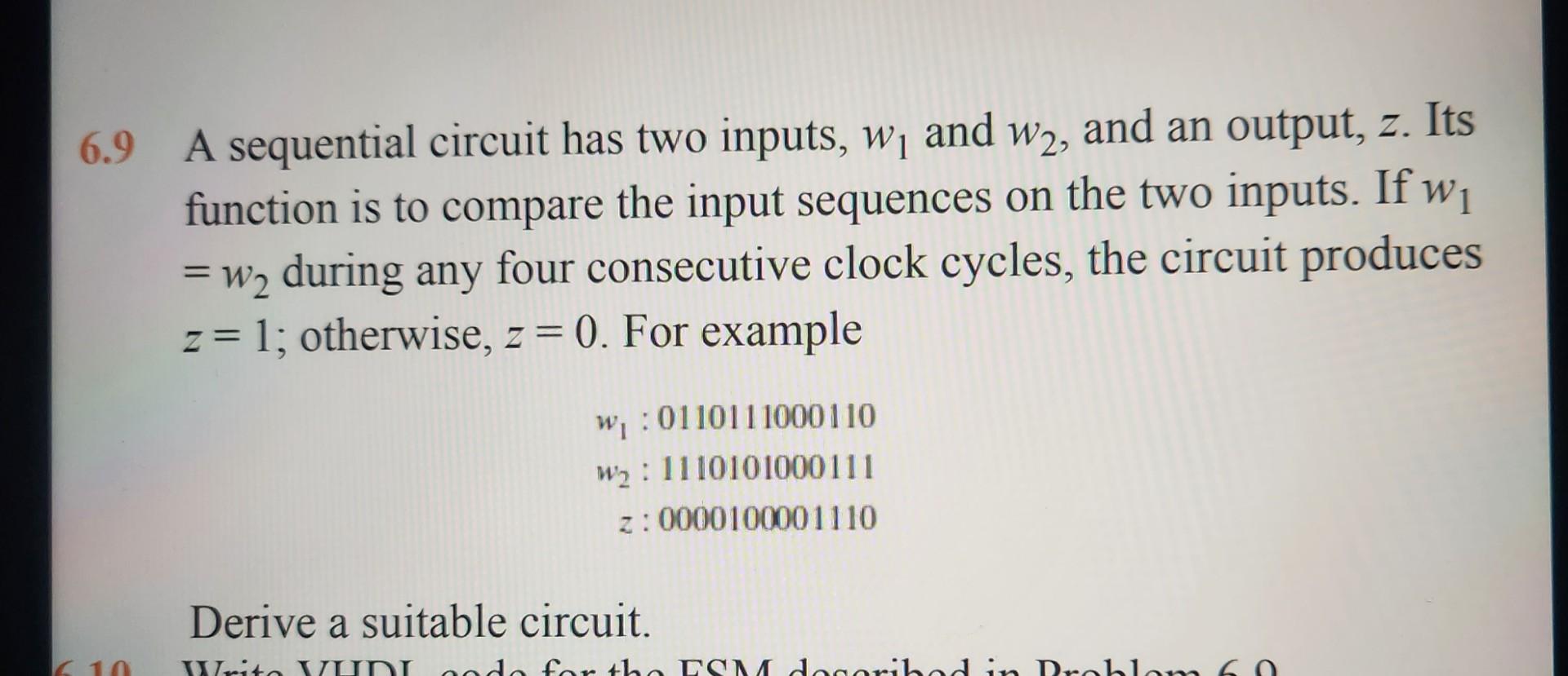 Solved please help me to solve this. please using Mealy FSM | Chegg.com