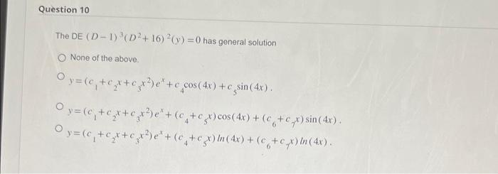 Solved The functions y1=sin(5x) and y2=cos(5x) form a | Chegg.com