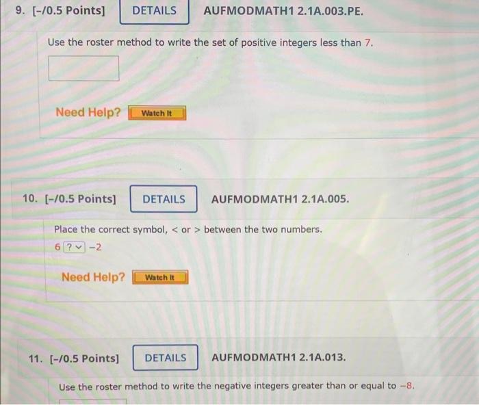 Solved Use the roster method to write the set of positive | Chegg.com