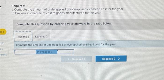 Solved Exercise 3.7 (Algo) Applying Overhead; Cost of Goods | Chegg.com