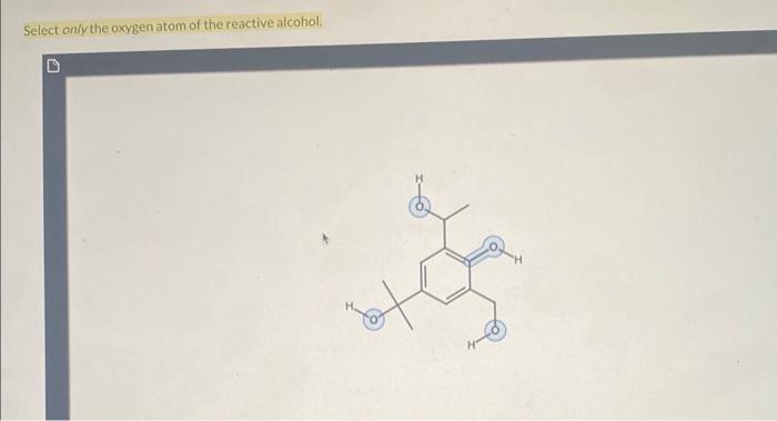Solved Select each alcohol functional group present in the | Chegg.com
