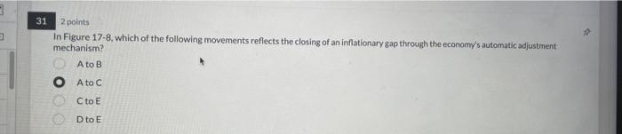Solved 2points In Figure 17-8, which of the following | Chegg.com