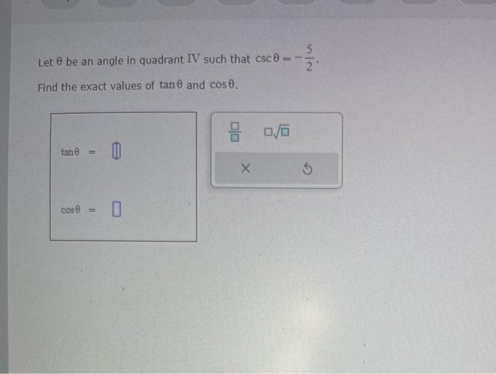 Solved Determine the quadrant in which the terminal side of | Chegg.com