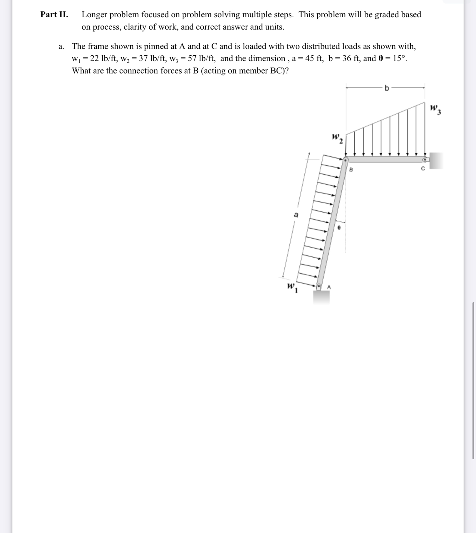 Solved Part II. ﻿Longer problem focused on problem solving | Chegg.com