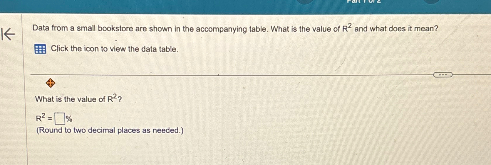 Data from a small bookstore are shown in the | Chegg.com