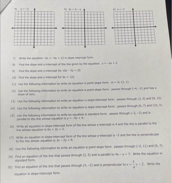 Solved Directions. Complete each problem. Show your work on | Chegg.com