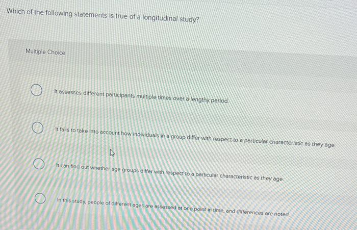 Solved Which of the following statements is true of a | Chegg.com