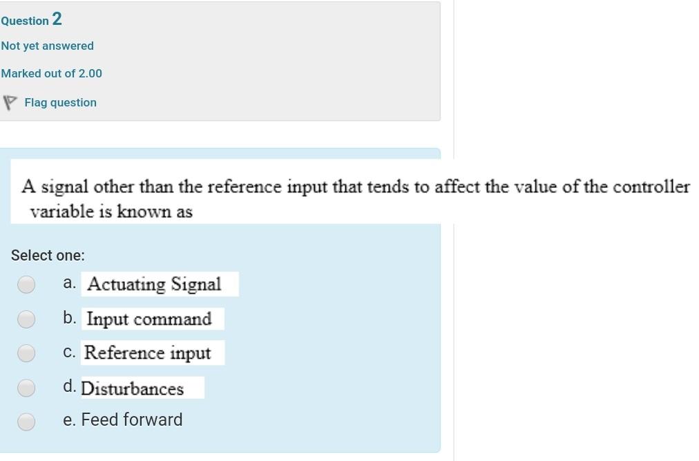 Solved An automatic toaster is loop control system Select | Chegg.com