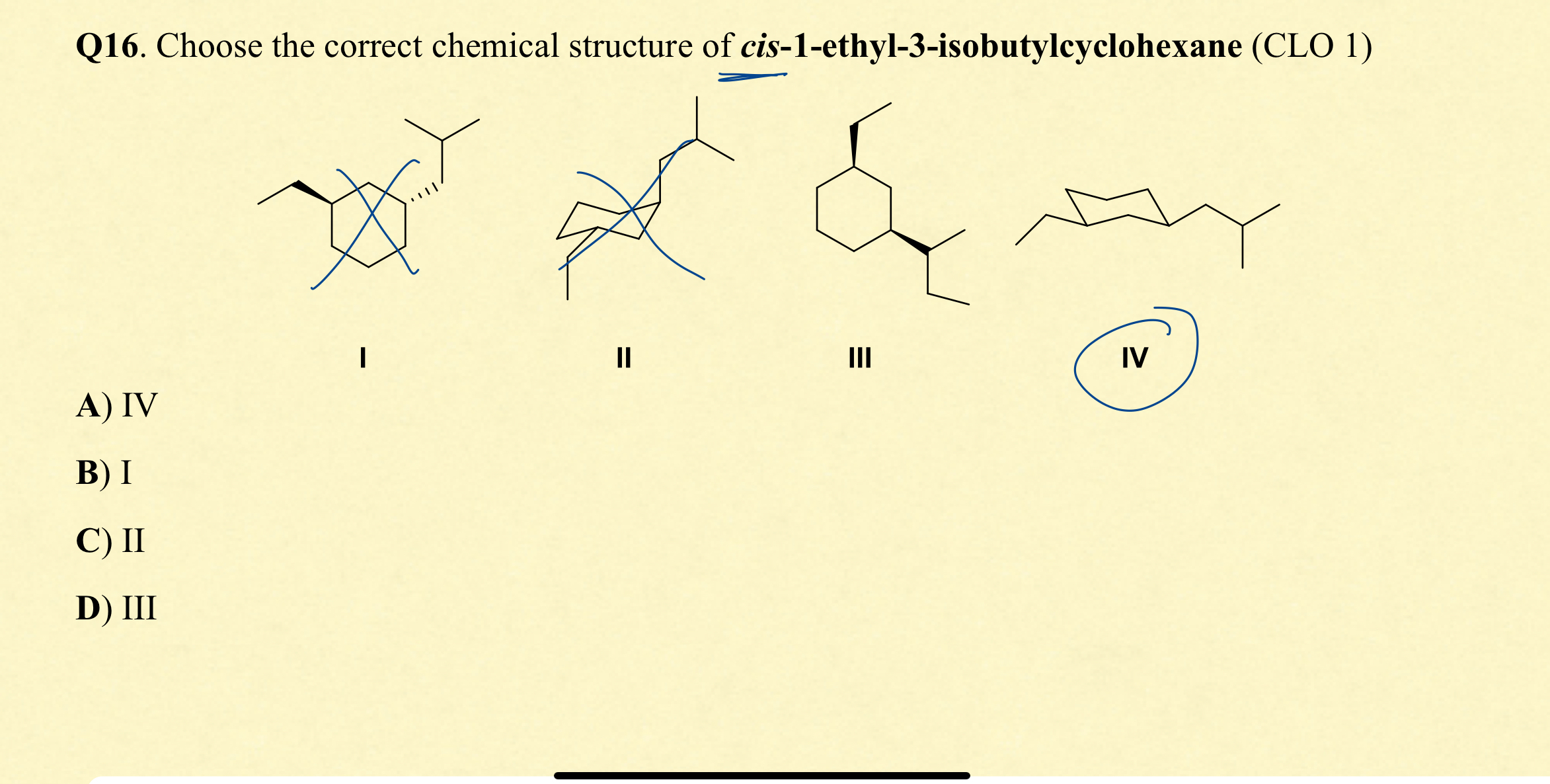Solved Q16. ﻿Choose the correct chemical structure of | Chegg.com