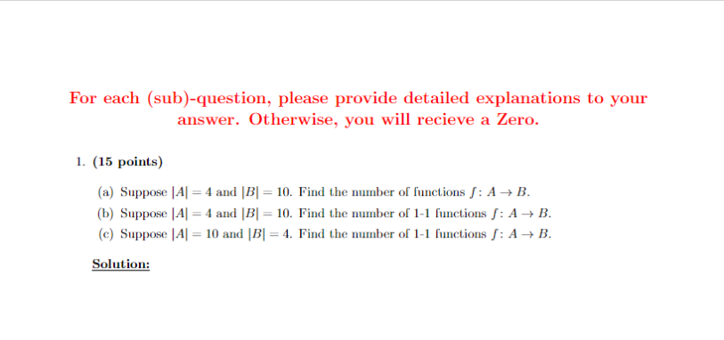 Solved Please give a detailed explanation for each | Chegg.com