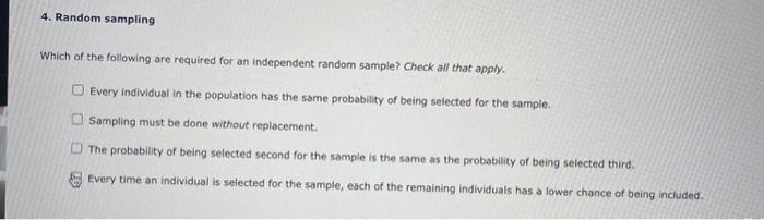 Solved which of the following are required for an | Chegg.com