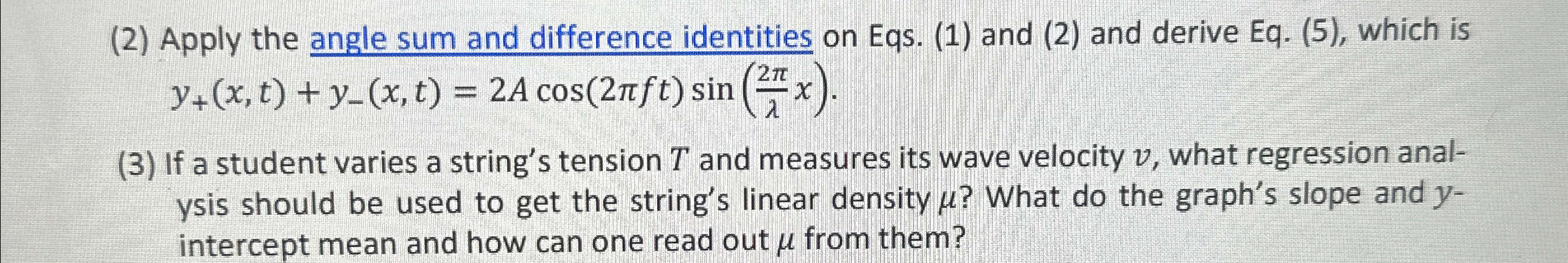 Solved (2) ﻿Apply the angle sum and difference identities on | Chegg.com