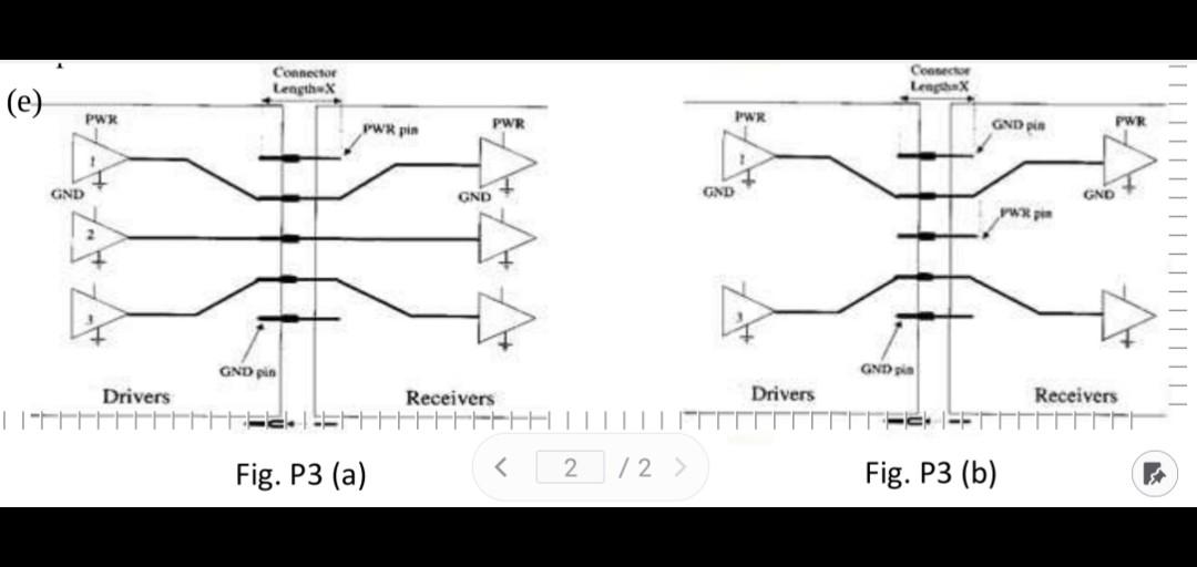 Solved Consider the connector pins with pitch 2 mm, radius | Chegg.com