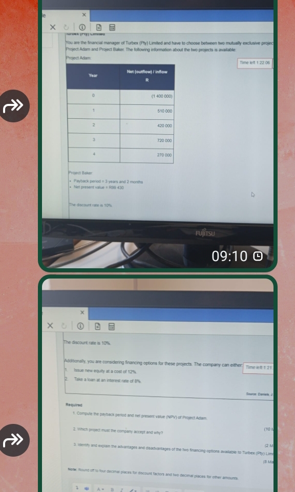 Solved The discount rate is 10%.Addional), ﻿you are | Chegg.com