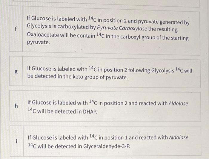 Solved 225 a If Glucose is labeled with 14C in carbon 3-14C | Chegg.com