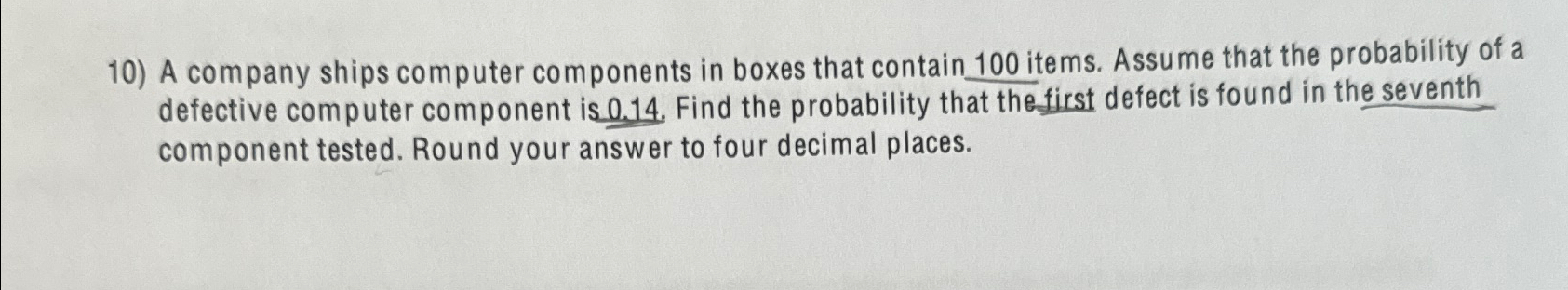 Solved A company ships computer components in boxes that | Chegg.com