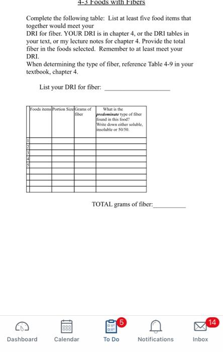 This is a food product comparison and label | Chegg.com