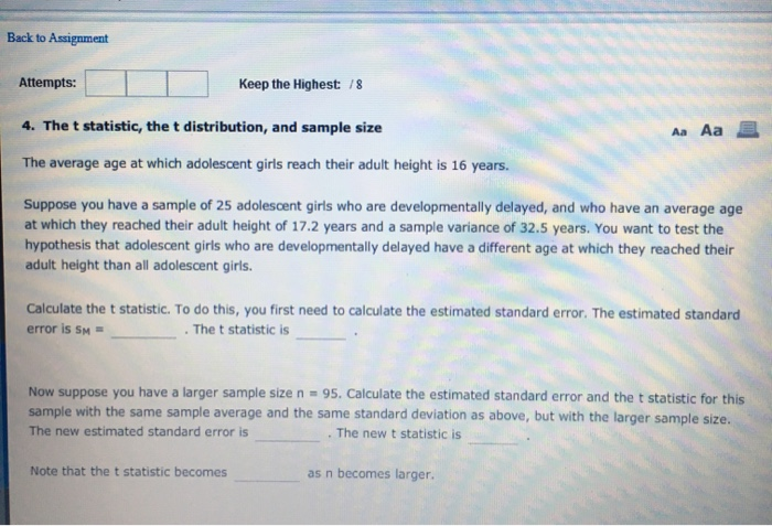 Solved Back to Assignment Attempts: Keep the Highest 18 4. | Chegg.com