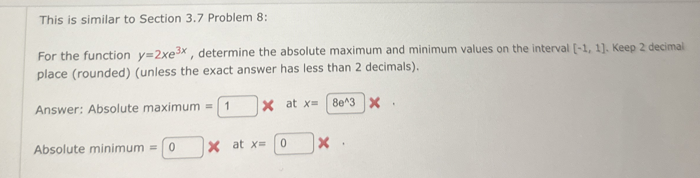 Solved This is similar to Section 3.7 ﻿Problem 8:For the | Chegg.com