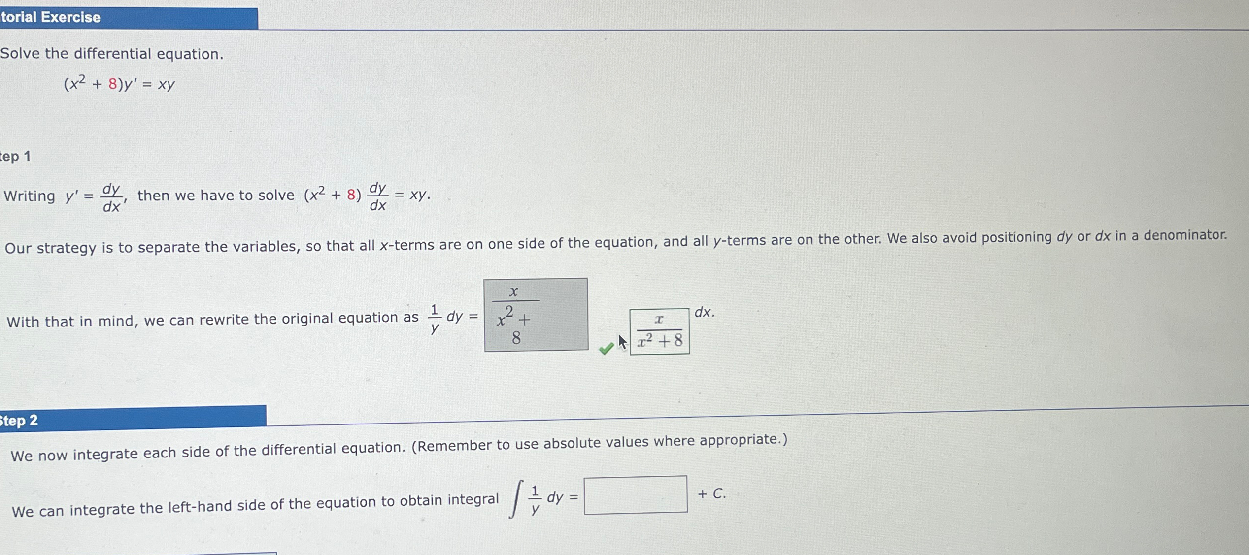 Solved Torial Exercisesolve The Differential 2153