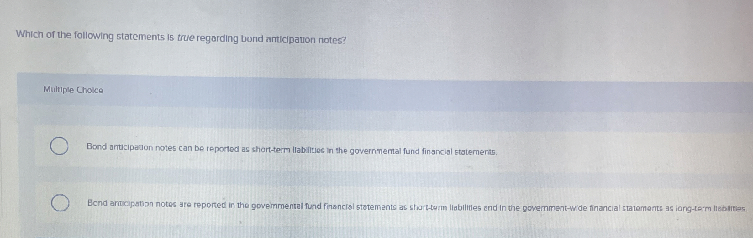Solved Which of the following statements is true regarding | Chegg.com
