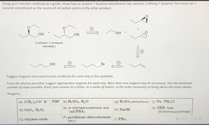Solved sing your reaction roadmap as a guide, show how to | Chegg.com