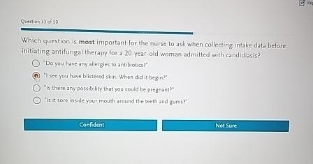 Solved Question 33 ﻿of 50Which question is most important | Chegg.com