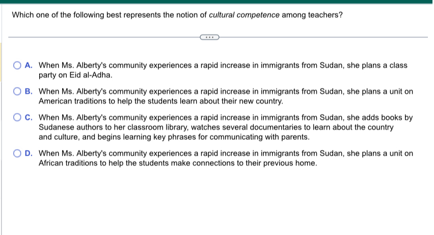 Solved Which one of the following best represents the notion | Chegg.com