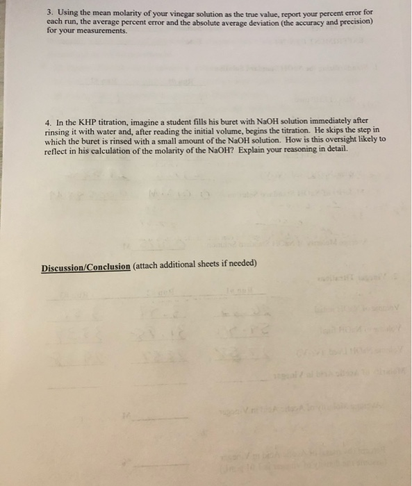 1. Standardizing the NaOH Standard Solution Run #1 | Chegg.com