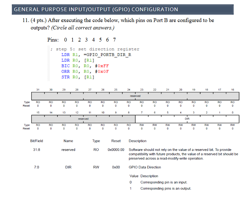 Solved 11. (4 ﻿pts.) ﻿After executing the code below, which | Chegg.com