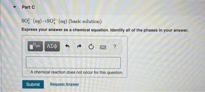 Solved Part A TiO2(8) Ti2+ (aq) (acidic solution) Express | Chegg.com