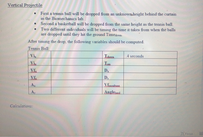 Vertical Projectile First a tennis ball will be | Chegg.com