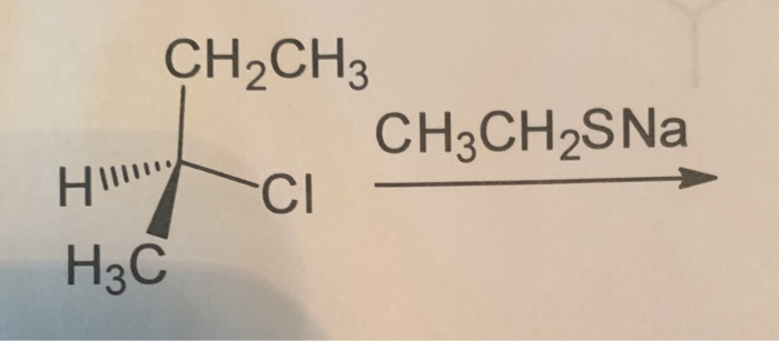 Solved CH2CH3 CH3CH2SNA HII CI H3C | Chegg.com