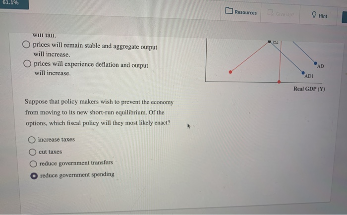 Solved Suppose the economy experiences a decrease in | Chegg.com