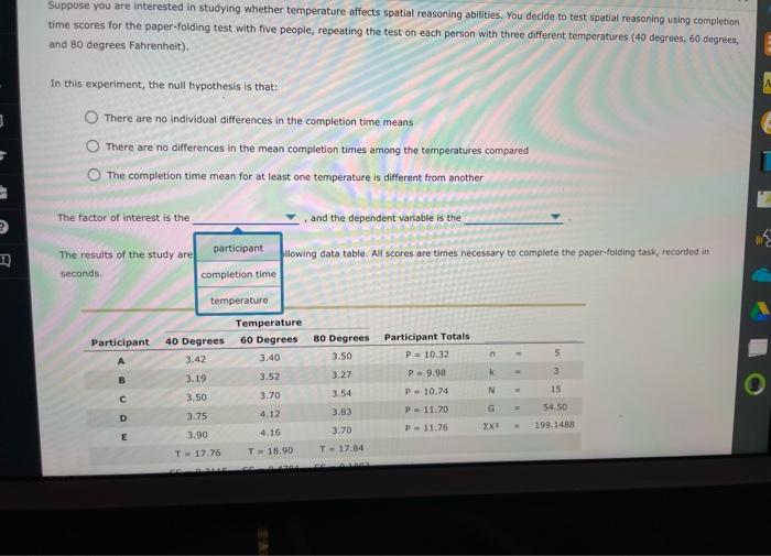 Solved Suppose you are interested in studying whether | Chegg.com