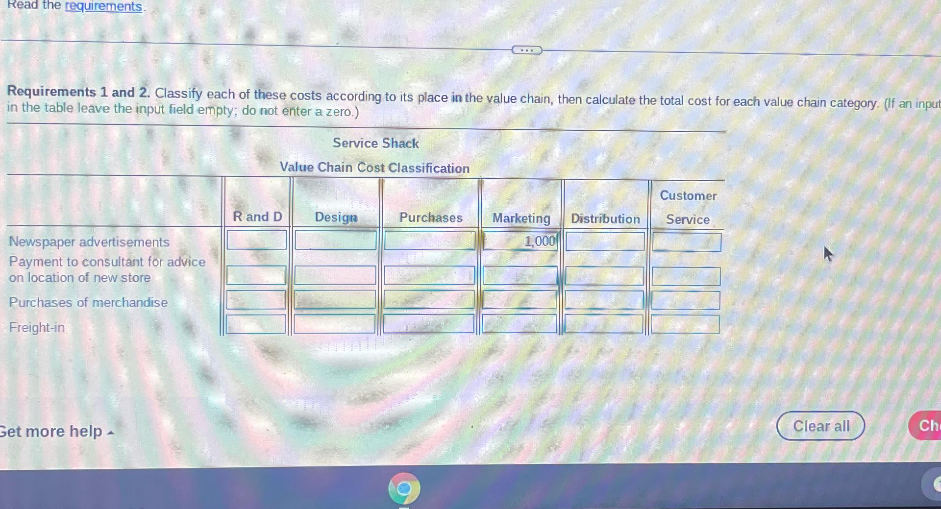 Solved Read the requirements.Requirements 1 ﻿and 2. | Chegg.com