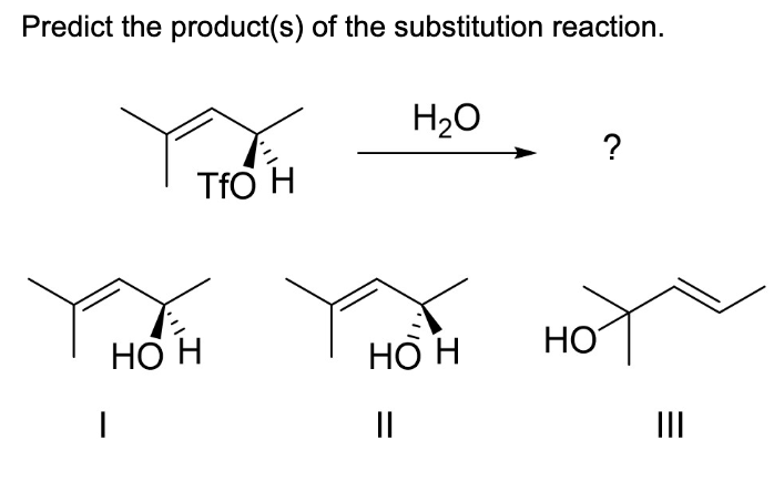 Solved Predict the product(s) ﻿of the substitution | Chegg.com