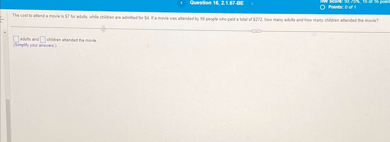 Solved Question 16, 2.1.67-BEPoints: 0 ﻿of 1The cost to | Chegg.com